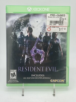 Resident Evil 6 Xbox One Tested No Manual/inserts Mint Disc 13388550180 ...