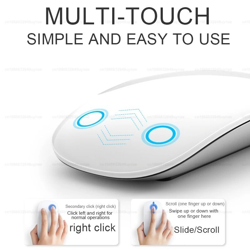 For Apple Original Multi Touch Apple A1296 Mouse, Bluetooth 5.0 ...