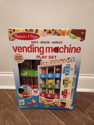 Melissa & Doug Wooden Vending Machine Play Set - NEW 772324007 | eBay