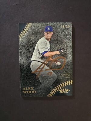 2019 Topps Tier One Alex Wood Prime Autograph Bronze Ink 3/25 LA ...
