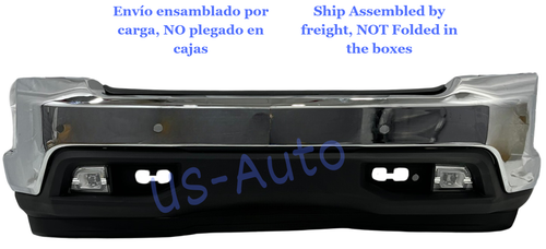 Fit 2019-2022 Chevy Silverado 1500 Front Bumper Complete Assembly ...