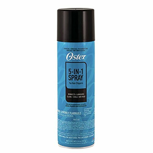 Oster 5-in-1 Spray For Hair Clippers Disinfects/Lubricates/Clean/Cools ...
