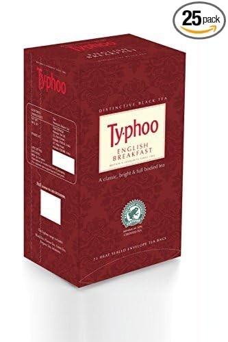 Typhoo Distinctive English Breakfast Black CTC Tea Unique Blend Of ...