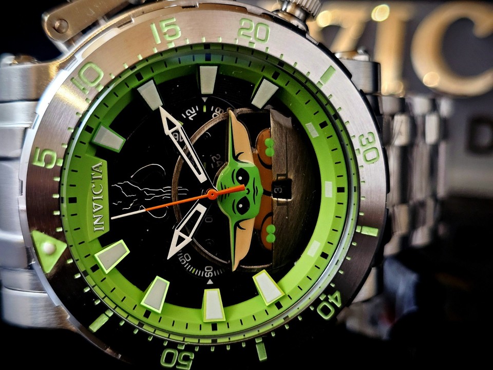 Invicta Star Wars GROGU Coalition Forces Steel Chronograph Limited ...