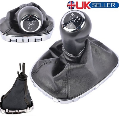 5 Speed For Vauxhall Corsa E Adam Gear Stick Shift Knob & Gaiter Boot ...
