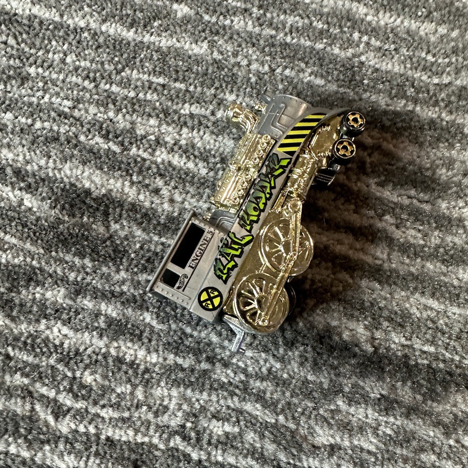 Hot Wheels RAIL RODDER Gray 1997 Collector #850 Train Engine Loose ...