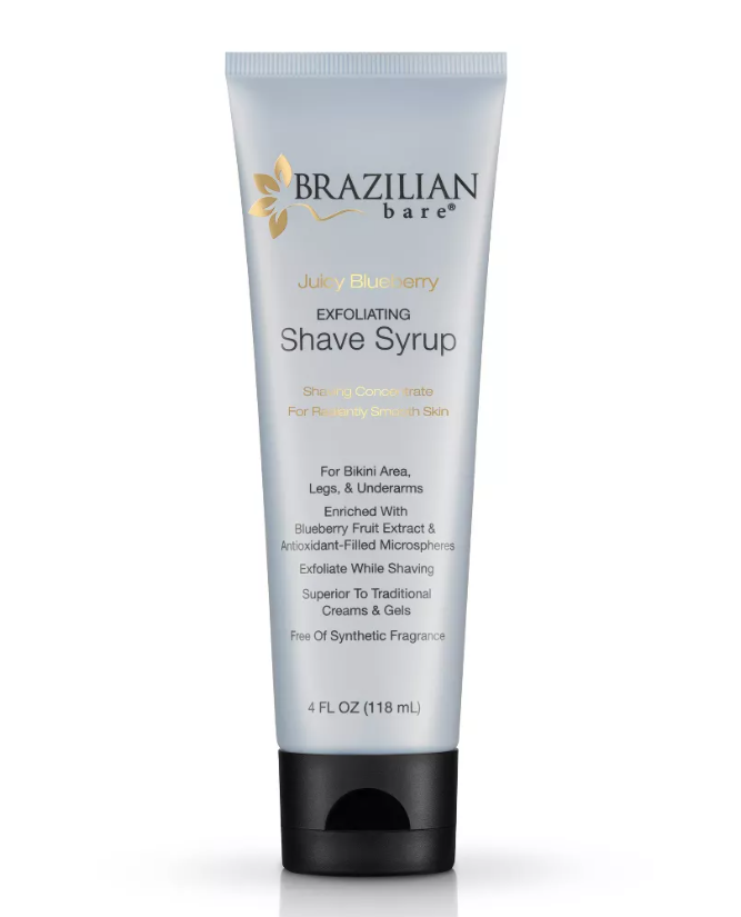 Brazilian Bare Blueberry Exfoliating Shave Syrup Smooth & Irritation ...