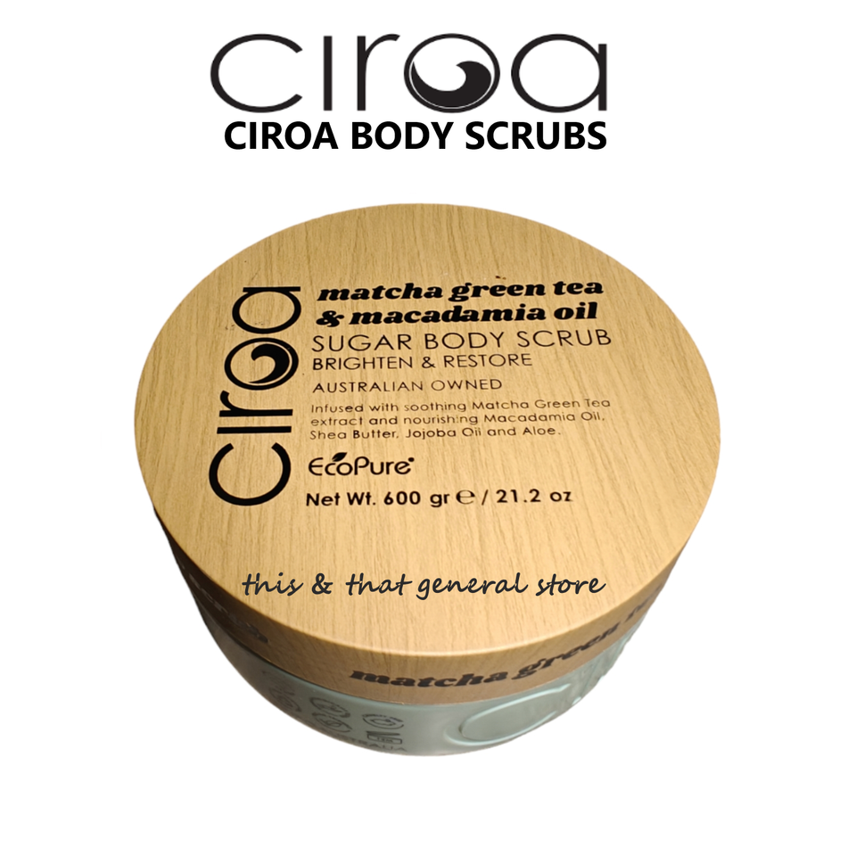 NEW BUY 1 GET 1 50% OFF CIROA Body Scrubs Manuka Honey Almond Milk ...
