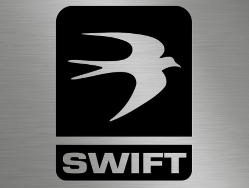 Small Swift Camper Motor home vinyl decal badge stickers windows side ...