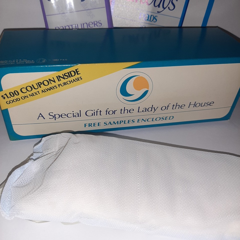 Vintage Always Sample Pack Pantiliners Maxi Pads 1983 + Coupon | eBay