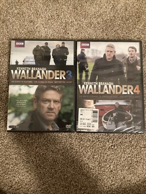 Wallander 3 & 4 HALF of Complete Series (BBC, 2012, 4-Disc Set) BRAND ...