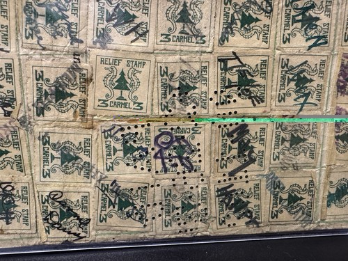 1933 Carmel by the Sea California Depression Scrip One Dollar Stamped ...