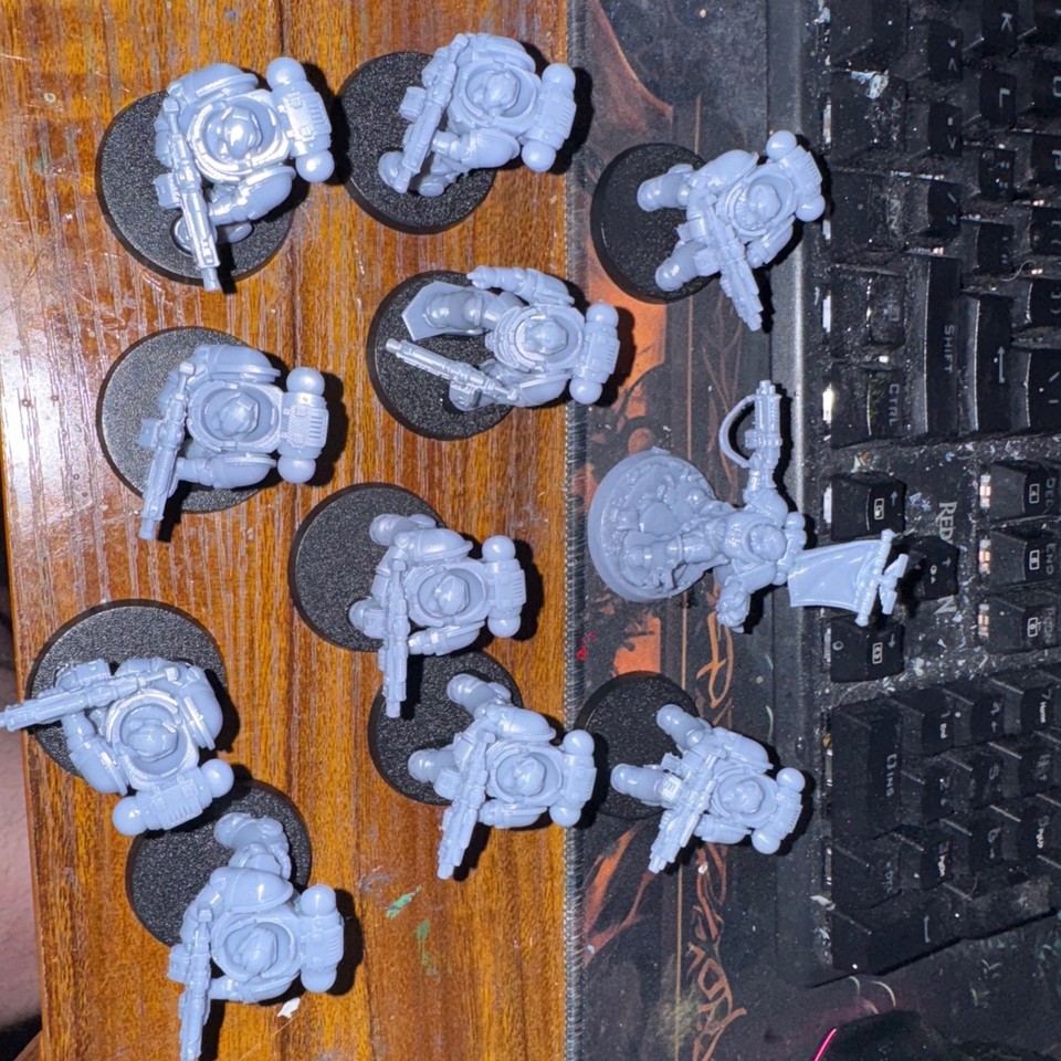 Heavy Intercessors x10 compatible with Warhammer 40k + captain centos ...