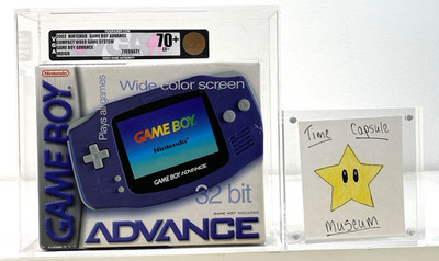 Nintendo Game Boy Advance Console System Indigo GBA New Sealed VGA ...