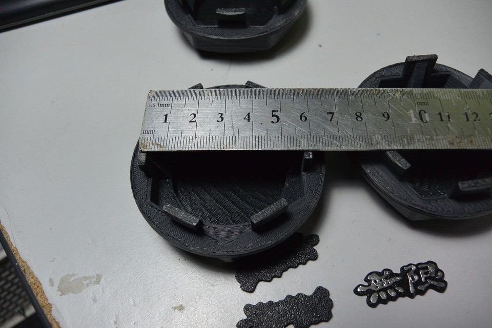 JDM MGN CF48 CF-48 wheels center caps rims emblem logo 3D print | eBay