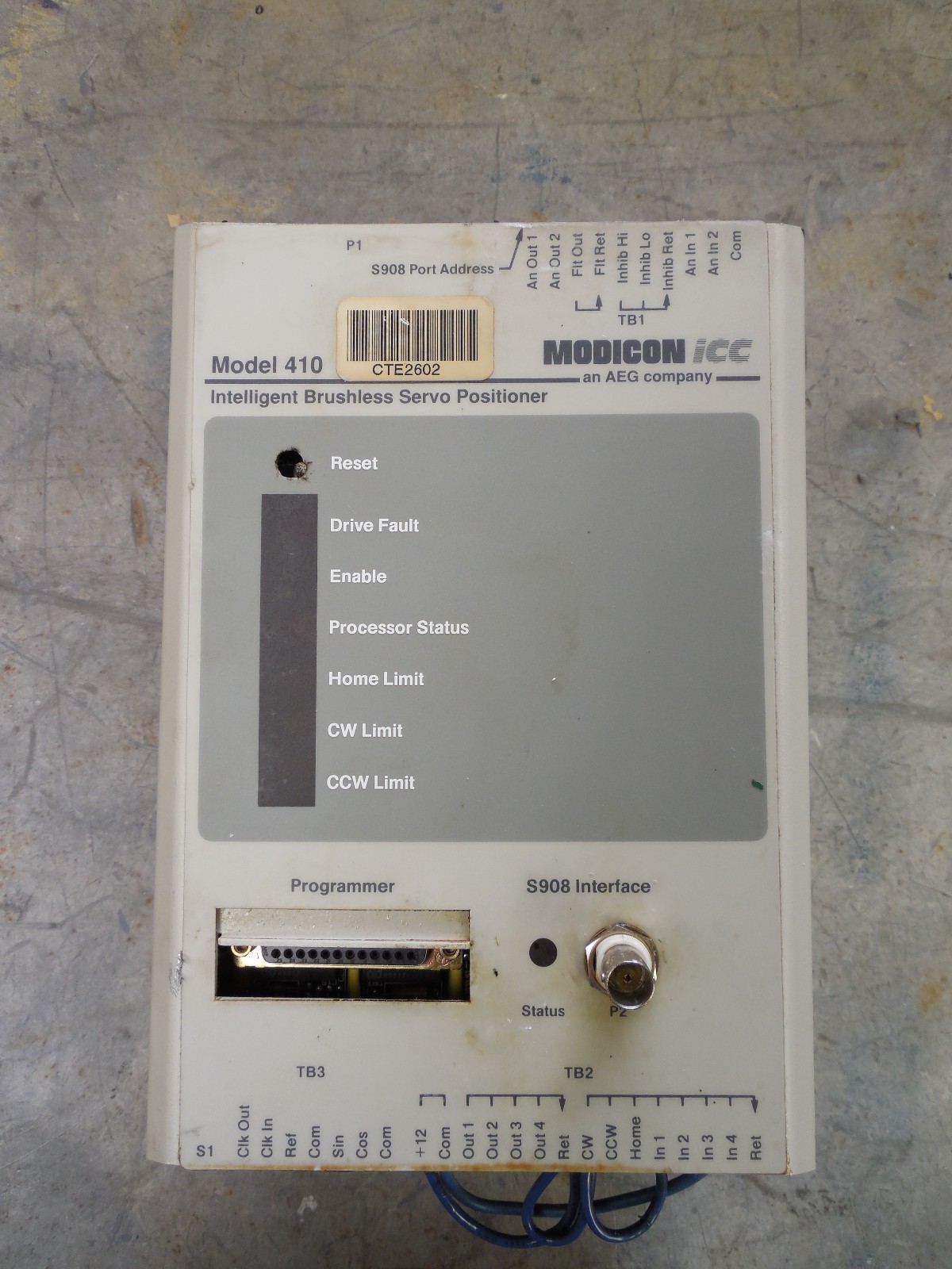Modicon AEG 410 Servo Positioner 410-3/S908 110-283 110283 Used | eBay
