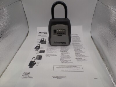 MASTER LOCK 5400D PORTABLE RESETABLE COMBINATION DIALS LOCK BOX | eBay