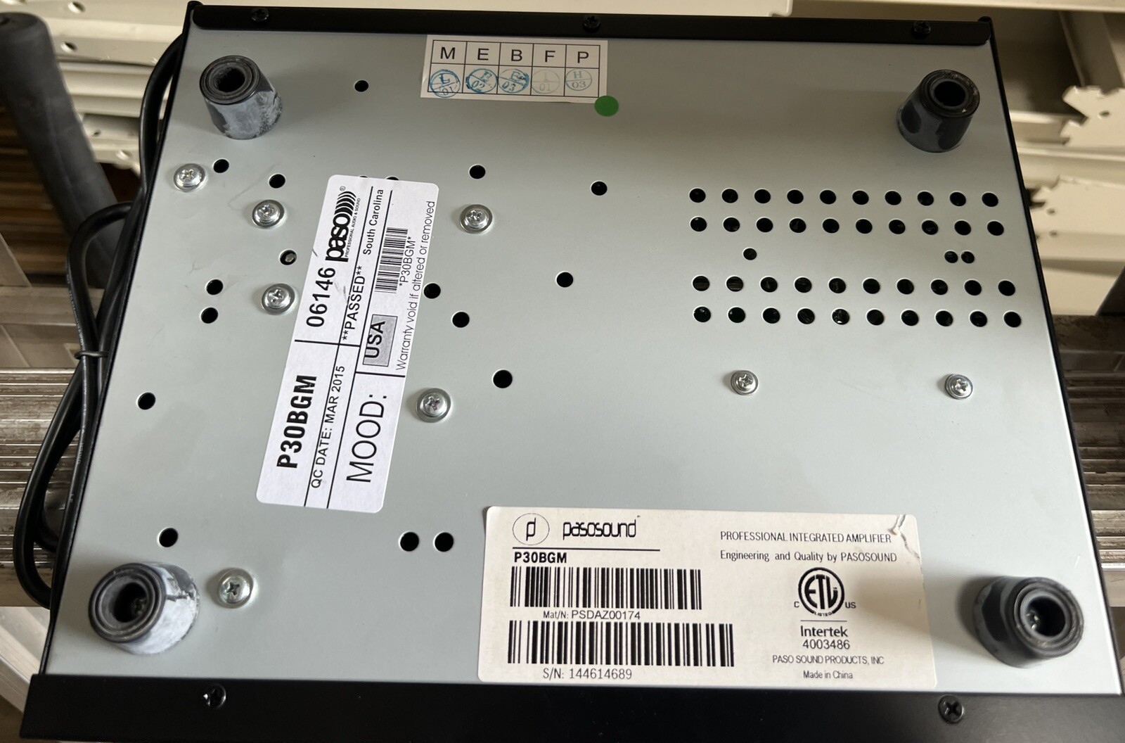 Sound Kit Paso Sound Amplifier P30BGM *FREE SHIPPING | eBay