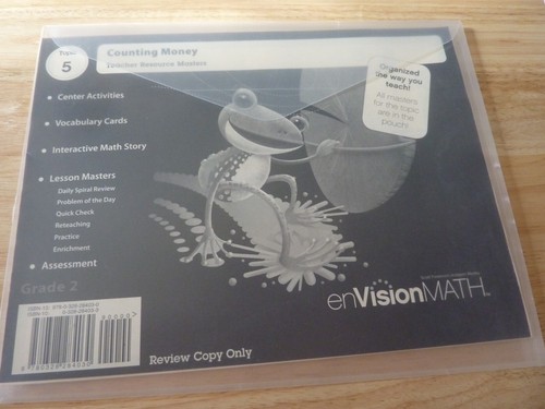 enVision Math Grade 2 Counting Money Teacher Resource Masters | eBay