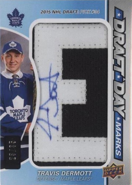 2018-19 Upper Deck SP Game Used - Draft Day Marks Rookies #DDM-TD ...