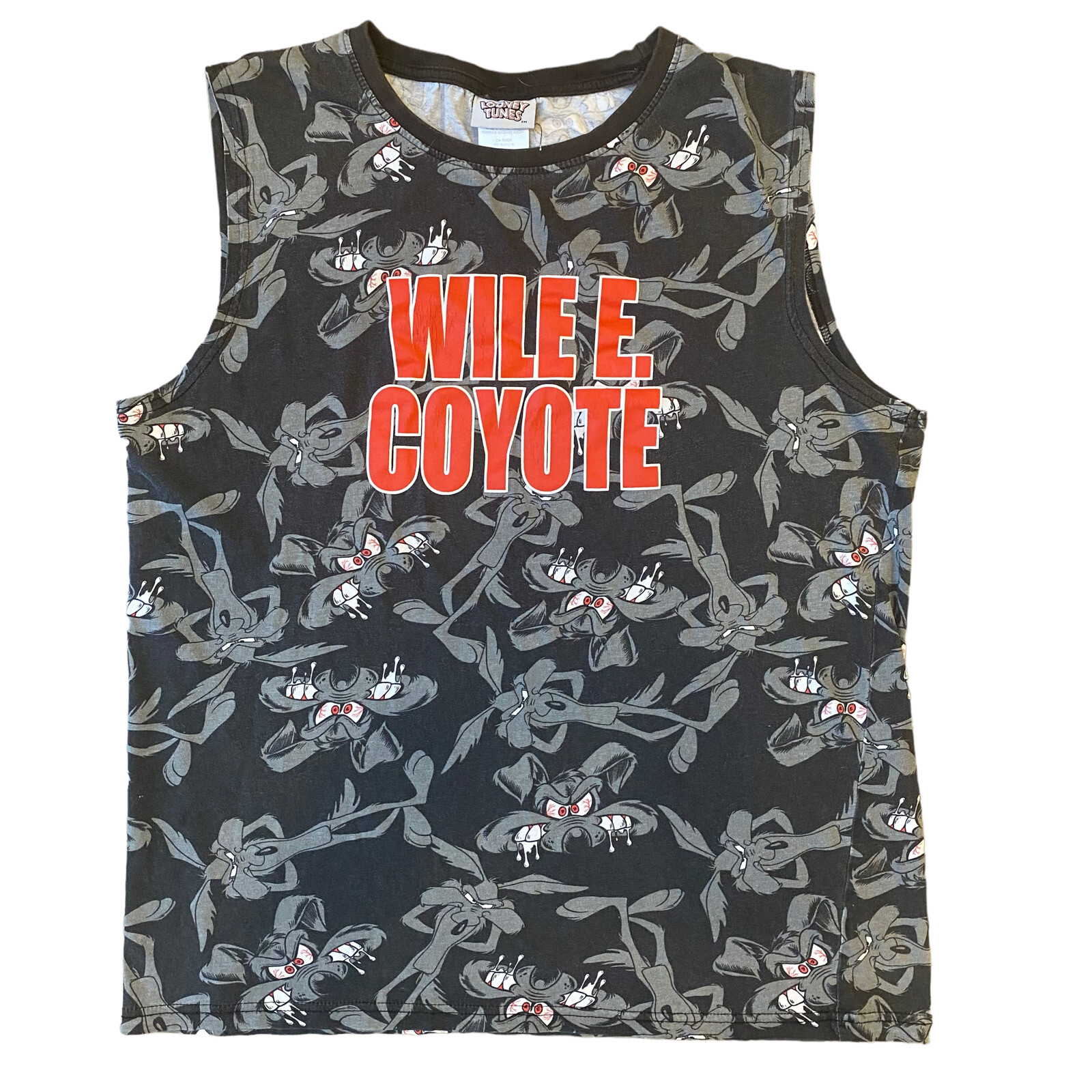 Looney Tunes Wile E Coyote Tank Top All over Print 90… - Gem