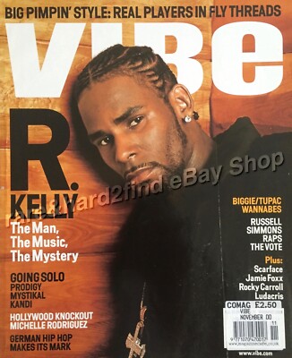 R. Kelly VIBE Magazine November 2000 RARE Vintage URBAN Music ...
