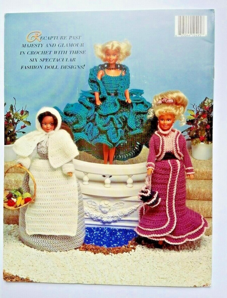 Barbie Doll Crochet Pattern Booklet 11 1/2" Timeless Fashion Doll ...