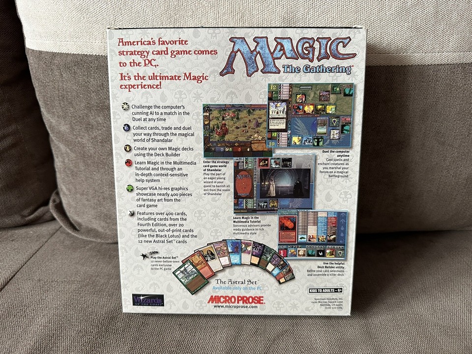 Magic: The Gathering - US Big Box Edition PC + TCG Jumbo Card Aswan ...