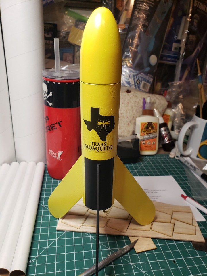 Texas Mosquito - Upscale Estes Mosquito rocket kit From Bad Boy ...