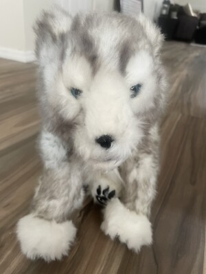 WowWee Alive Animatronic Interactive White Cub Plush Stuffed Animal ...