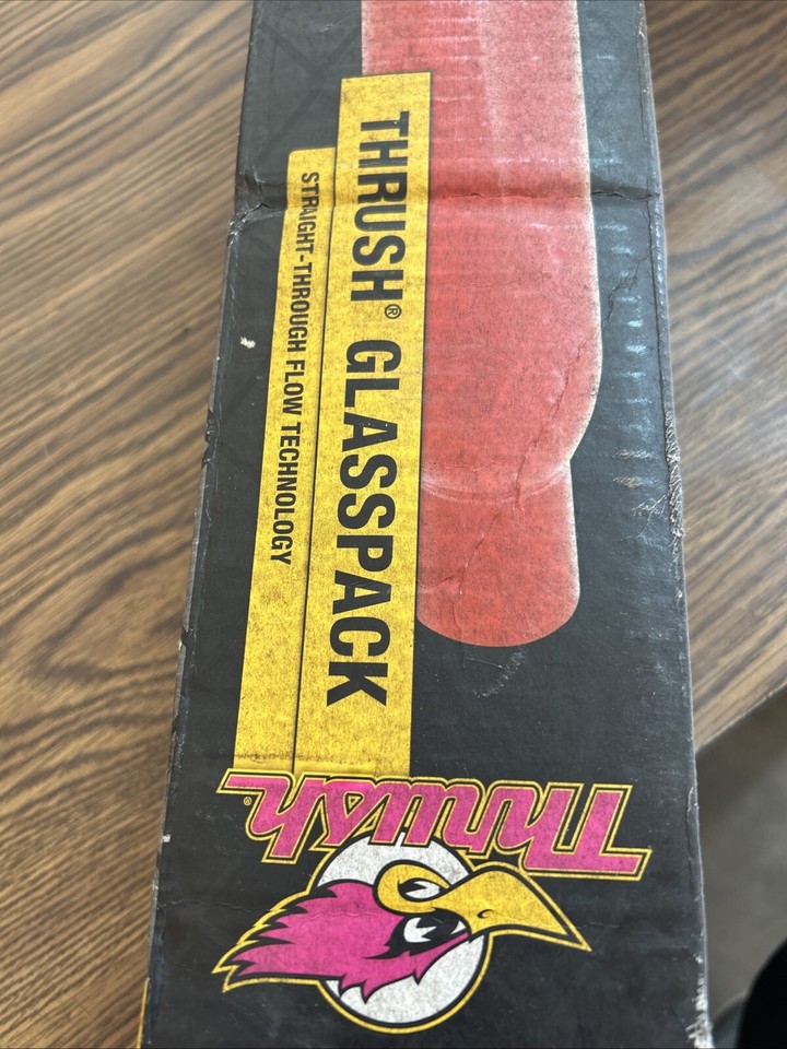 Thrush Glasspack 24200 Deep Performance Tone Inlet 25" Length 2" Inlet ...