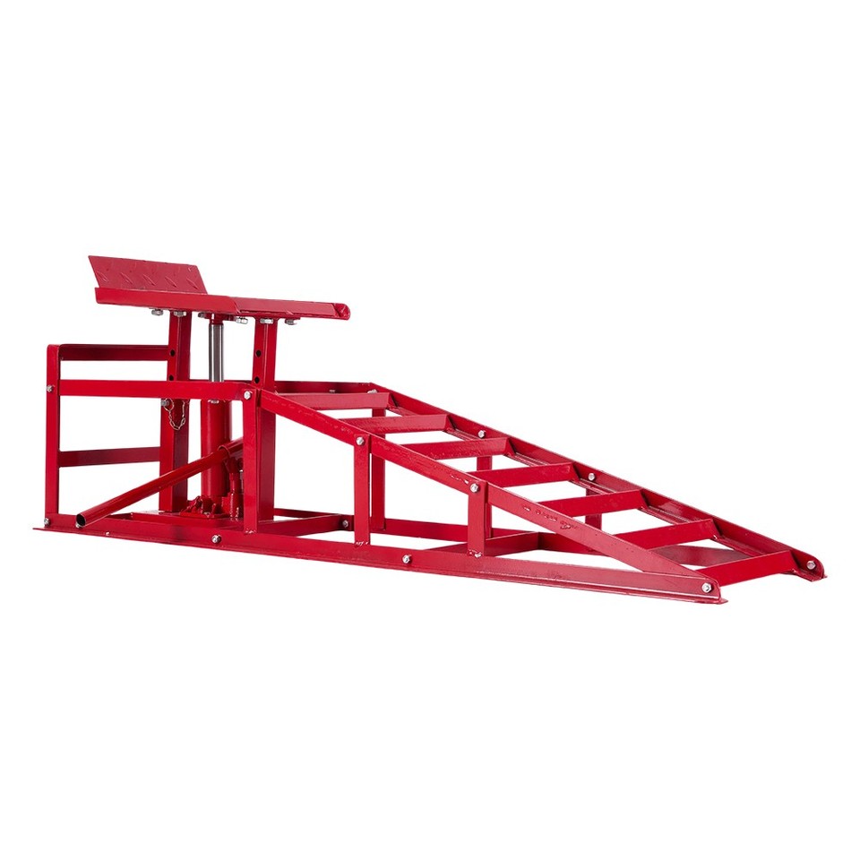 4T/4000KG Hydraulic Car Ramps Heavy Duty Garage Auto Van Bottle Lift ...