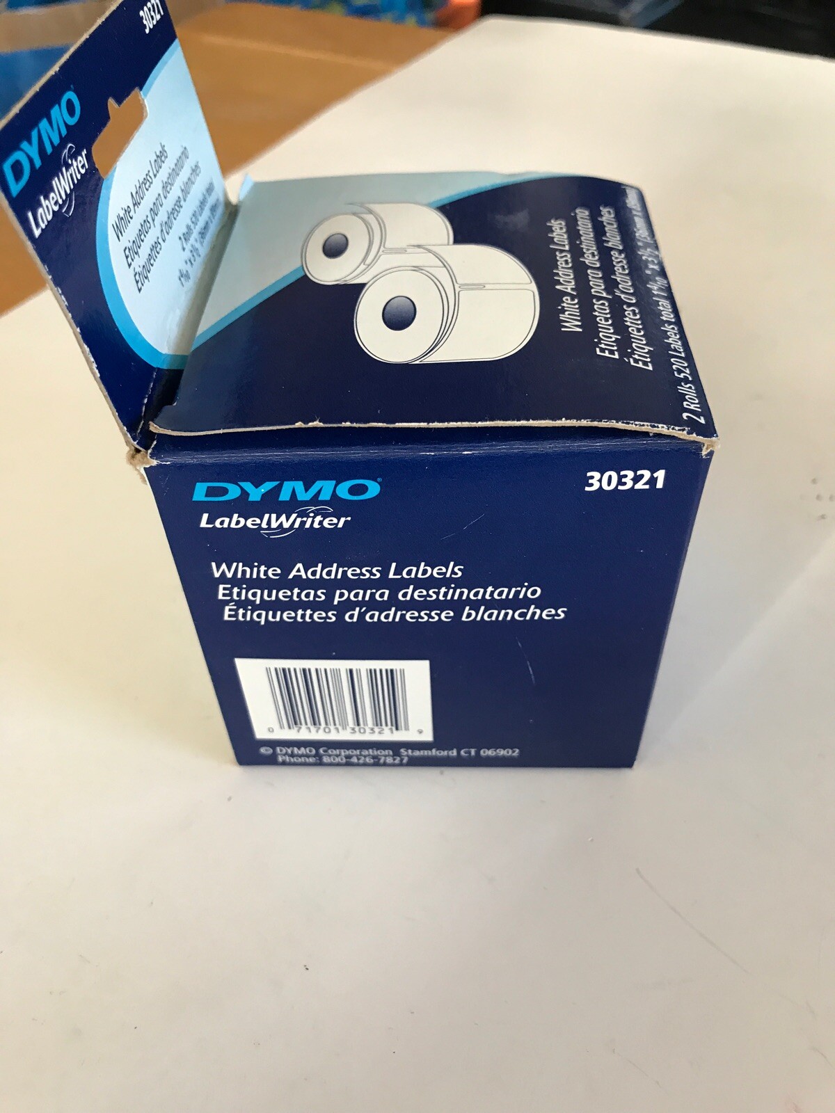 DYMO 30321 1-4/10" x 3-1/2", Adhesive Address Label, White 71701303219 ...