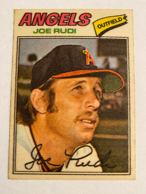 Joe Rudi 1977 Topps ML Baseball Cloth Trading Card # 39 Angels | eBay