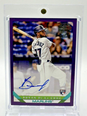 2022 Archives 1993 Fan Favorites Purple /150 Bryan De La Cruz Rookie ...