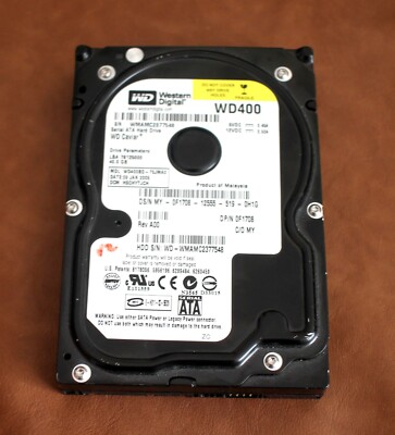 Western Digital Caviar Serial Ata Sata 40 Gig hard drive | eBay