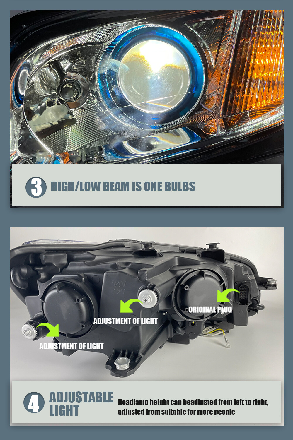 For Buick Regal 2011-2013 Xenon Headlights Assembly LED DRL Included ...