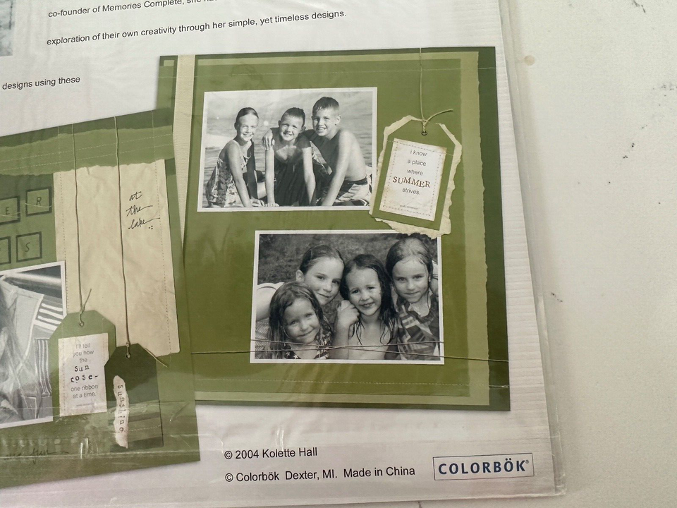 Colorbok Kolette 2PG Dimensional Layered Paper Flip Pack Leaf Paper ...