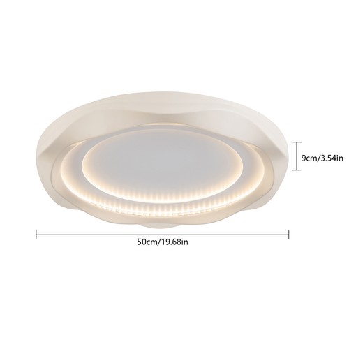14.57'' LED Dimmable Ceiling Light Flush Mount W/ Remote Control ...