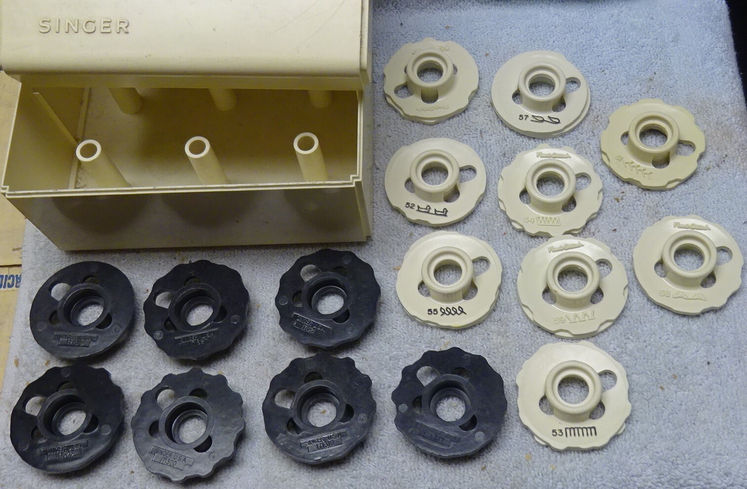 ** Vintage "LOT" - SINGER - SEWING MACHINE - Pattern CAMS - w ORIGINAL ...