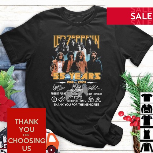 Led Zeppelin 55 Years 1968-2023 Thank You For The Memories Signatures T ...