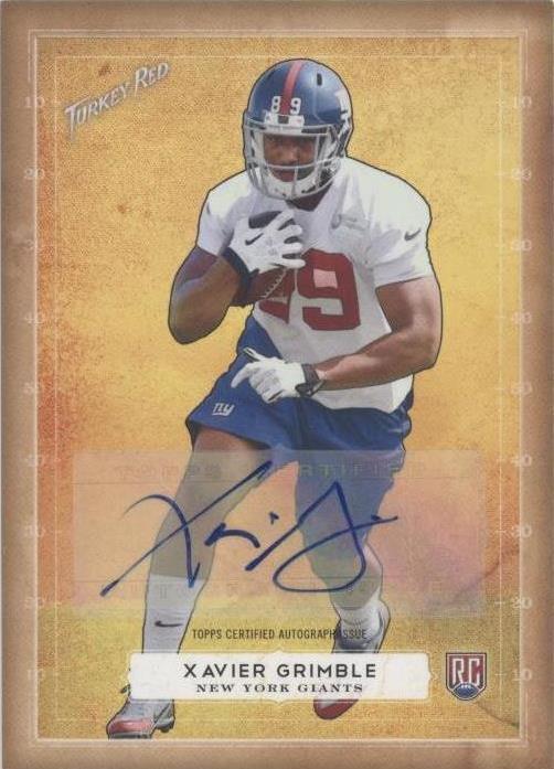 2014 Topps Turkey Red - Xavier Grimble #96 Autographs (AU, RC) for sale ...