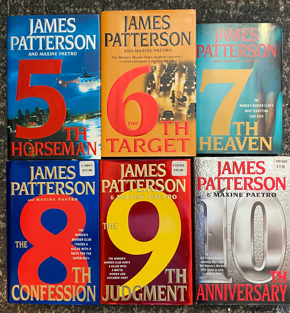 Lot Of 20 James Patterson Hardcover Books Like New 9780316037914| eBay
