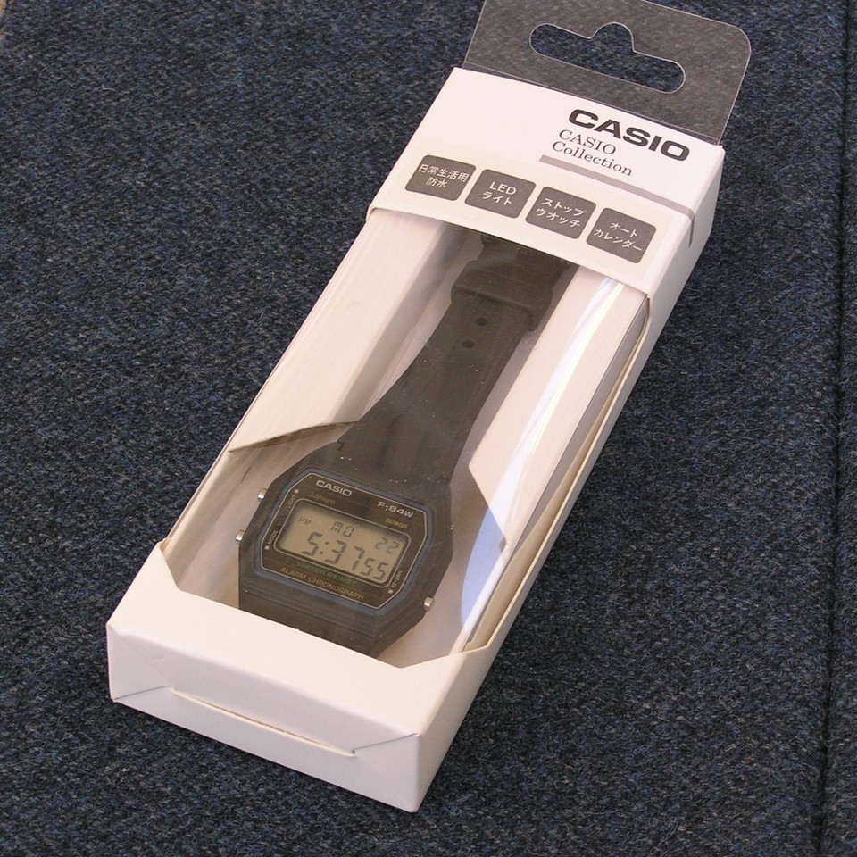 UK STOCK CASIO F-84W-1QJH Japan Exclusive Digital Watch Classic ...