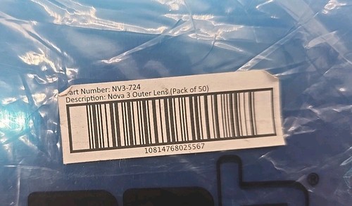 RPB Nova 3 Outer Lens NV3-724 Pack Of 50 New Open Package | eBay