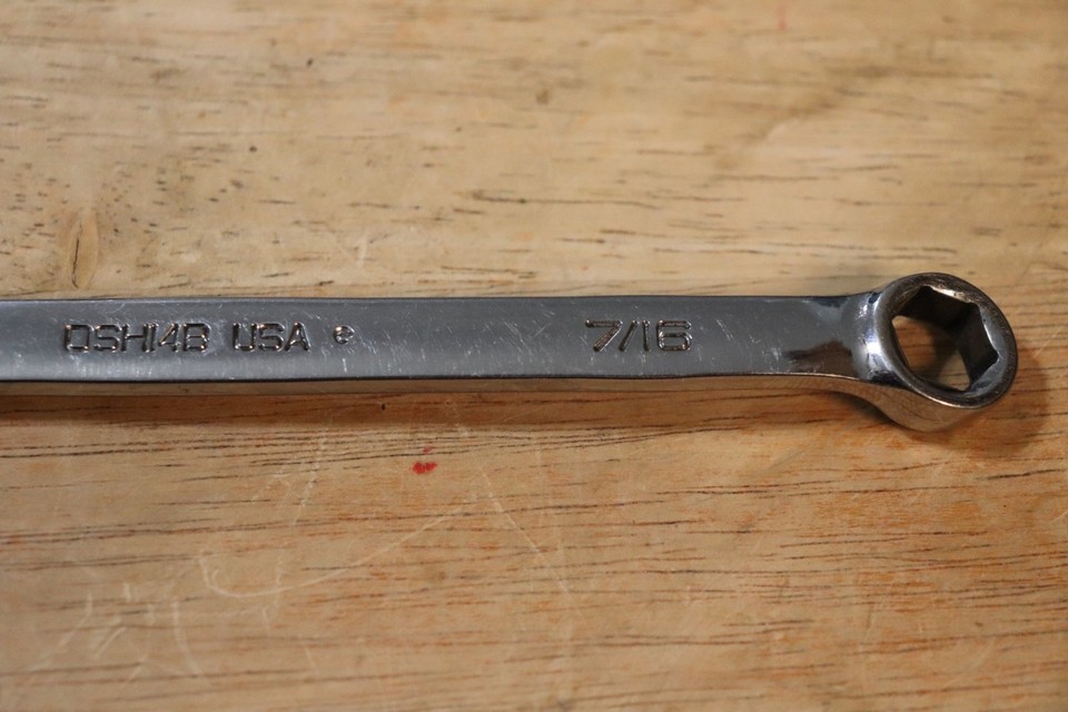 Snap-on Open/6-Point Box Combination Wrench OSH14B 7/16" 7-1/4" Long | eBay