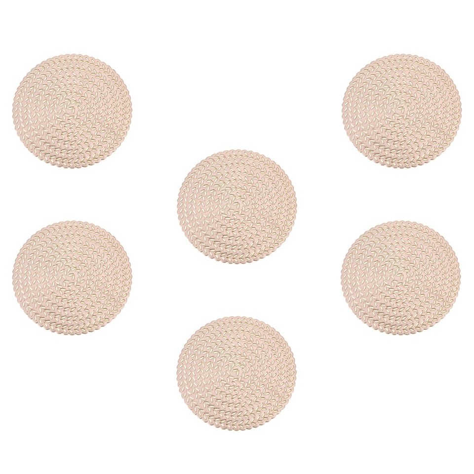 6 Pcs Creative Hollow Doilies Cup Mat Vintage Wheat Table Placemat ...