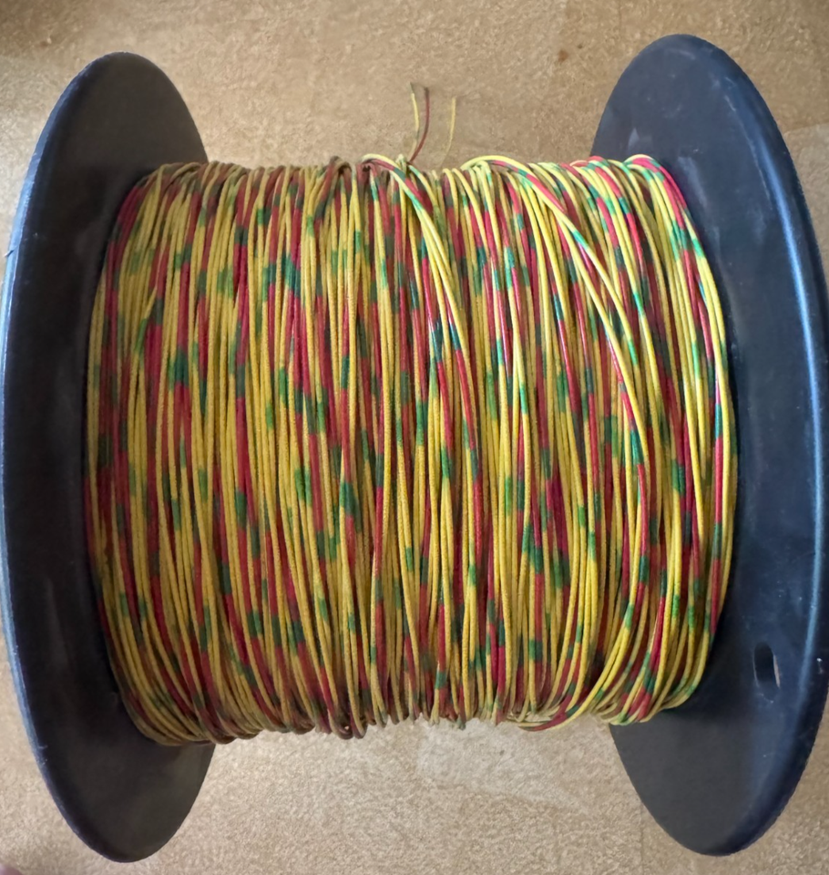 50 Feet ~ AT&T ~ BELL SYSTEM ~ Cross Connect Telephone Wire ~ 3 / 24 ...