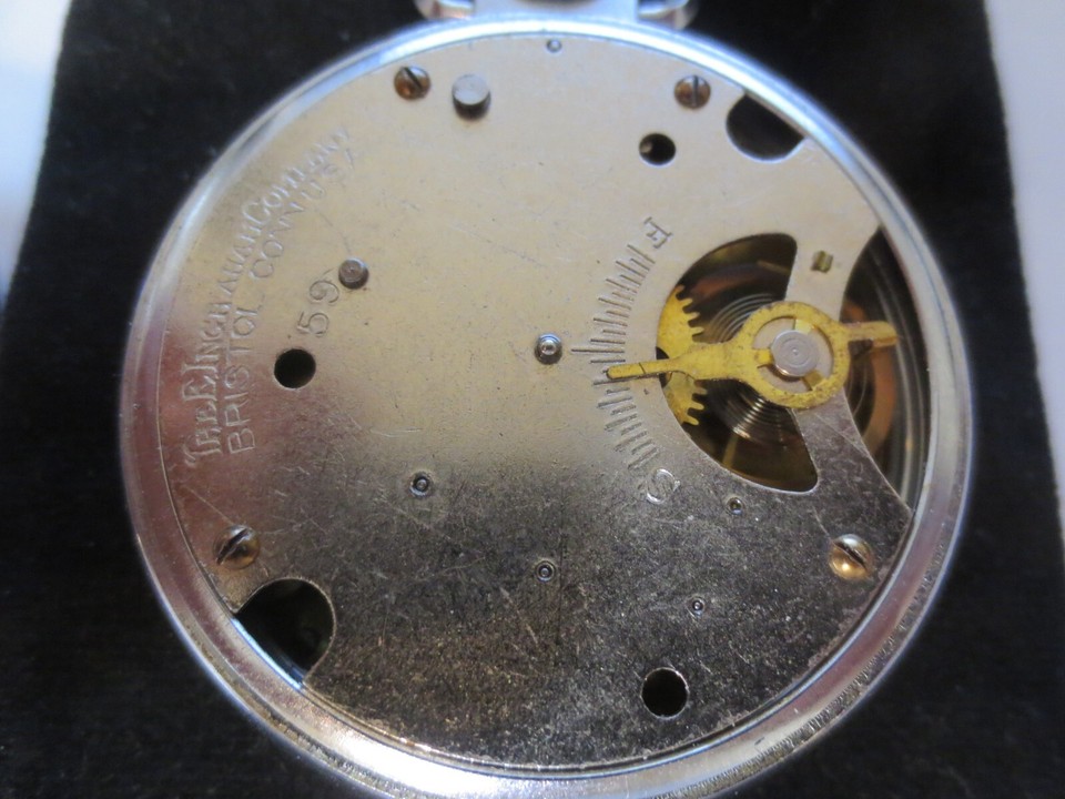 1959 16s Ingraham Pocket Watch Hank Aaron Ad Theme Dial Runs Well. | eBay