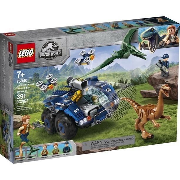 Lego 75940 Jurassic World Gallimimus and Pteradonon Breakout New Sealed ...